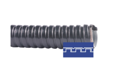 GMH-PVC German Standard Single Button PVC Plastic Coated Metal Conduit